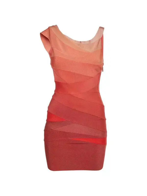 Herve Leger Bandage Mini Dress - Red