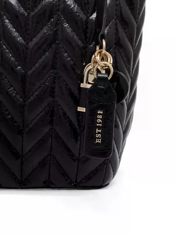 Guess Cheryl Chevron-quilted Chain-link Tote Bag