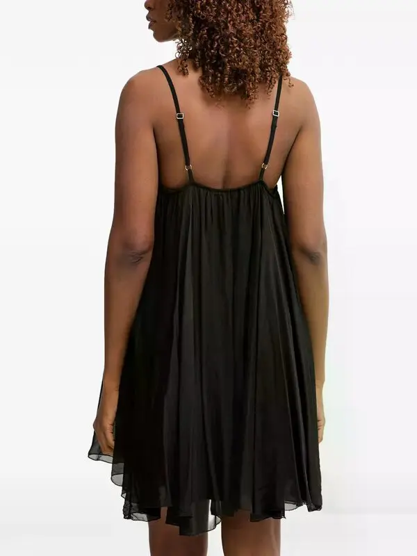 HAVEONE Spaghetti Strap V-neck Mini Dress