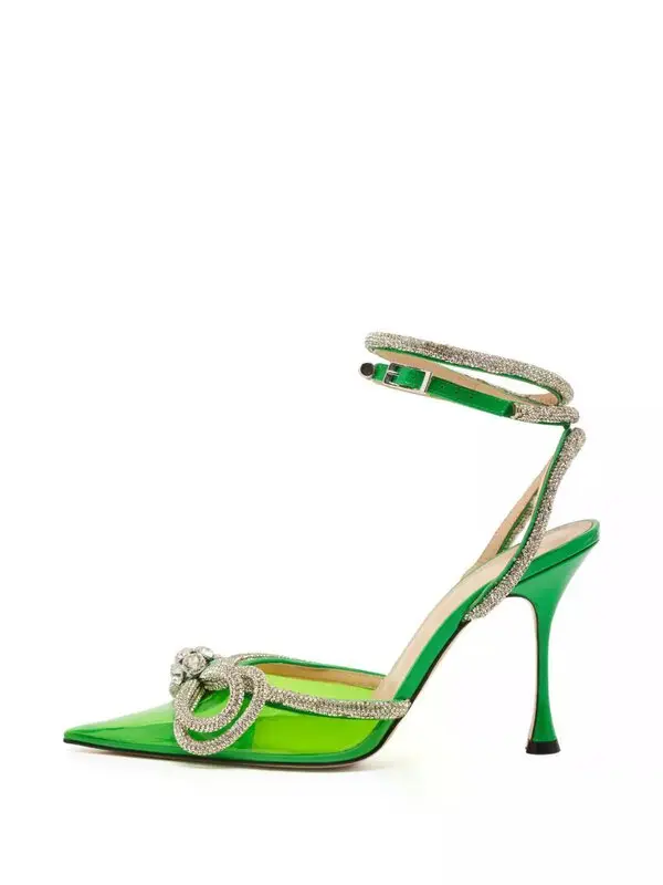 Mach & Mach Bow-detail Leather Pumps