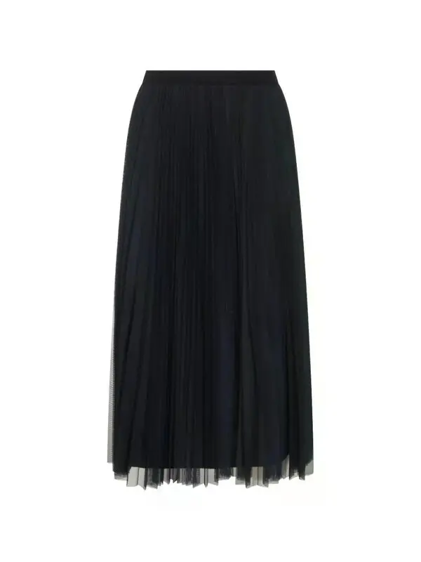 Fabiana Filippi Pleated Tulle Skirt - Blue