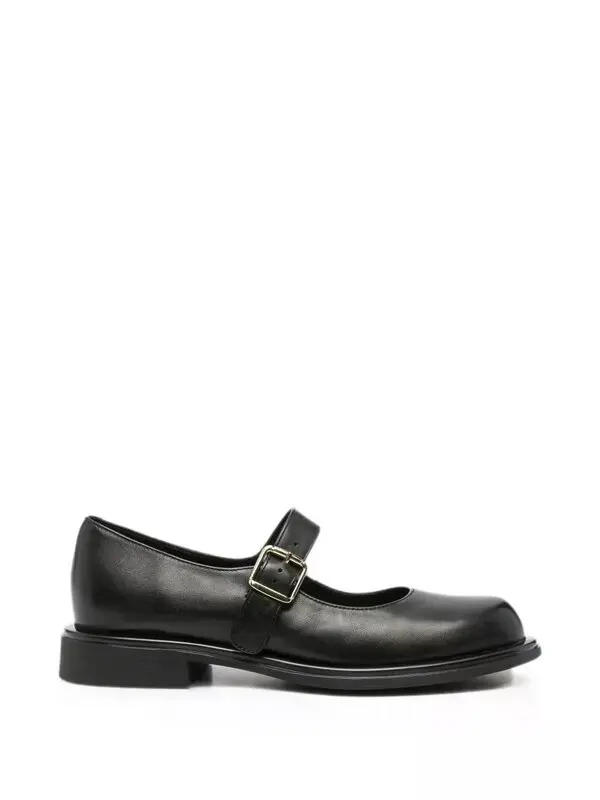 ADRIANNA FERETTI Buckle-strap Leather Pumps