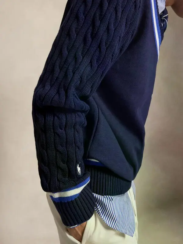 Polo Ralph Lauren Wimbledon Cable-knit Sweater