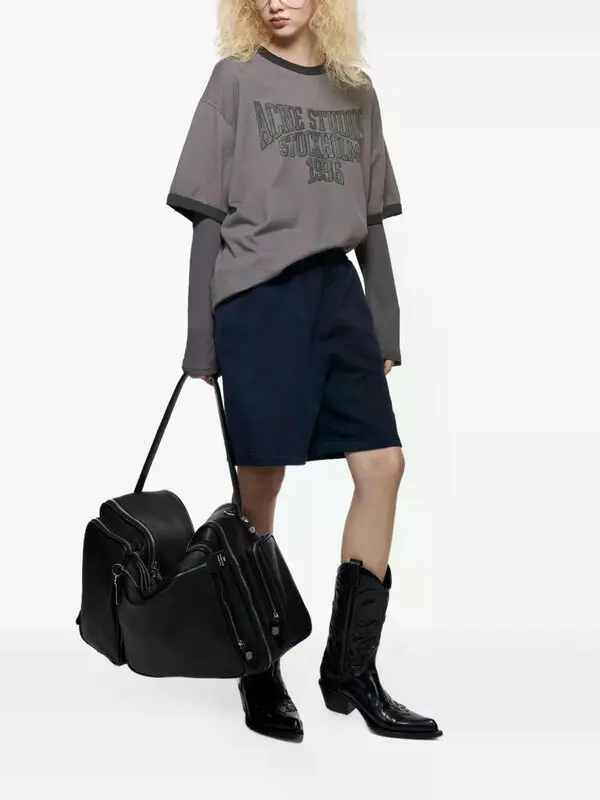 Acne Studios Layered Graphic T-shirt - Grey