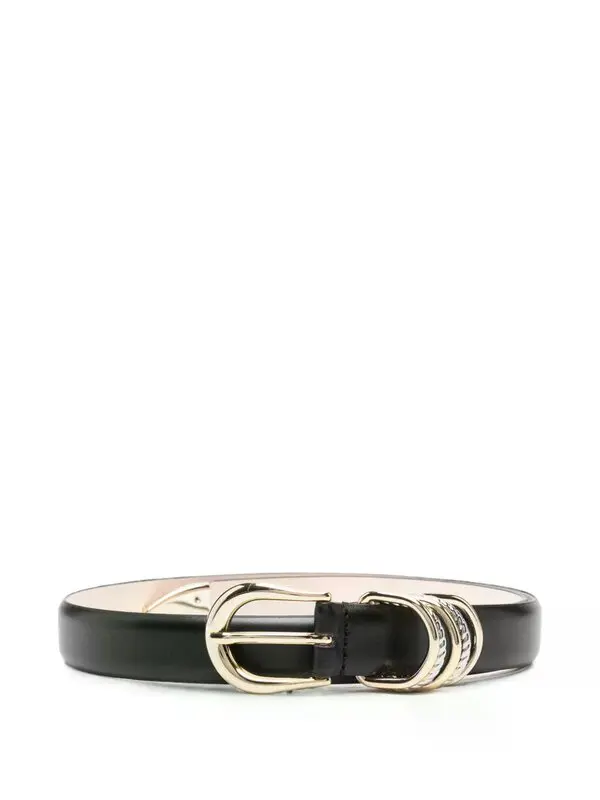 DEHANCHE Helica Leather Belt - Black