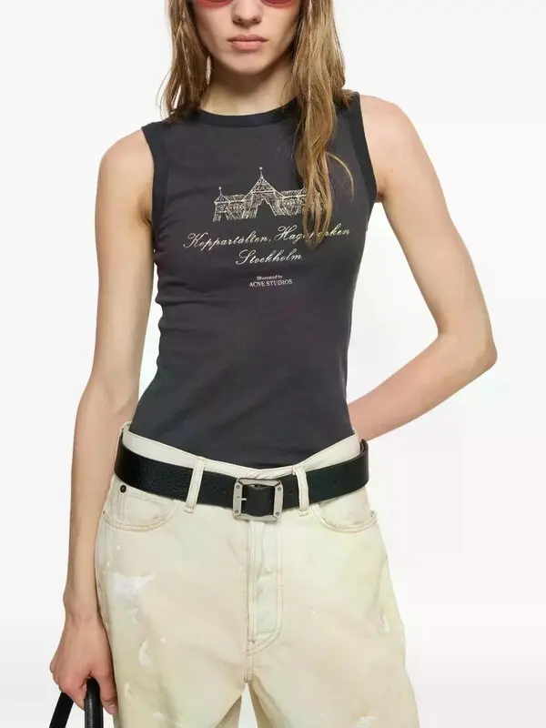 Acne Studios Graphic Print Tank Top