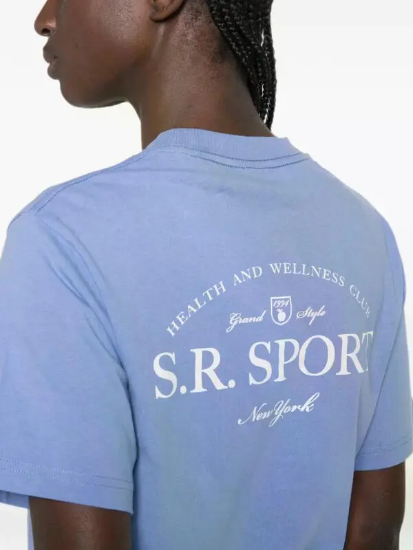 SPORTY & RICH Logo Print T-shirt