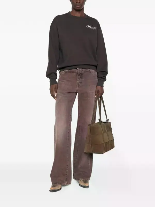 SPORTY & RICH Logo Print Sweatshirt