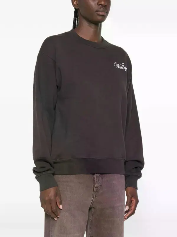 SPORTY & RICH Logo Print Sweatshirt