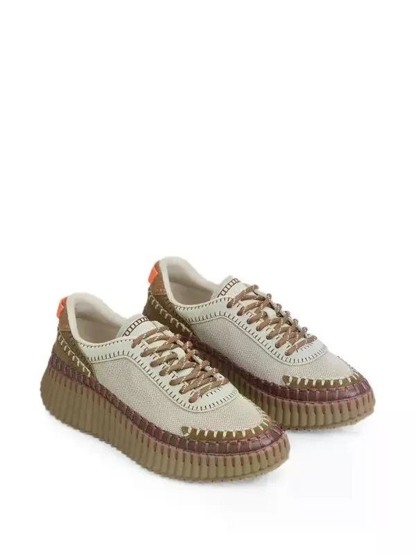 Chloé Nama Whipstitch-trim Sneakers