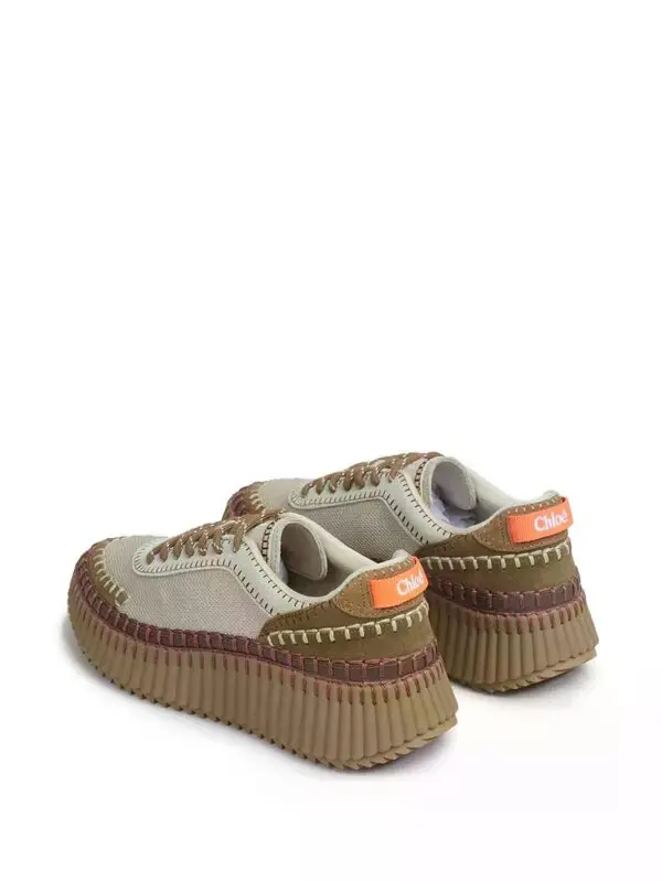 Chloé Nama Whipstitch-trim Sneakers