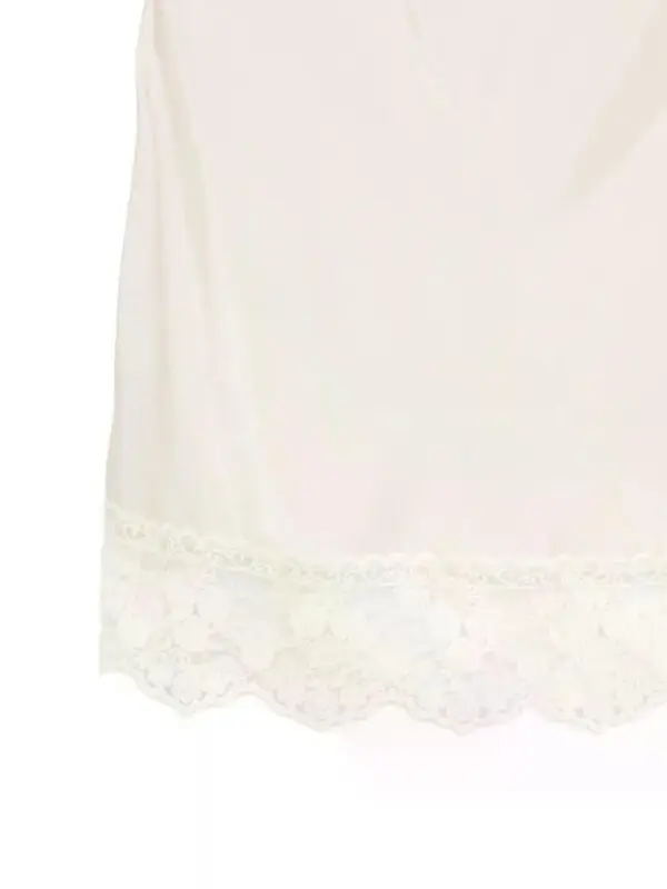 THE GARMENT Darling Lace-trim Mini Dress