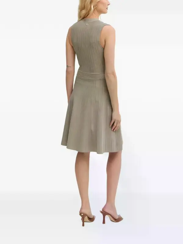 Guess Ribbed Knit Sleeveless Midi Dress
