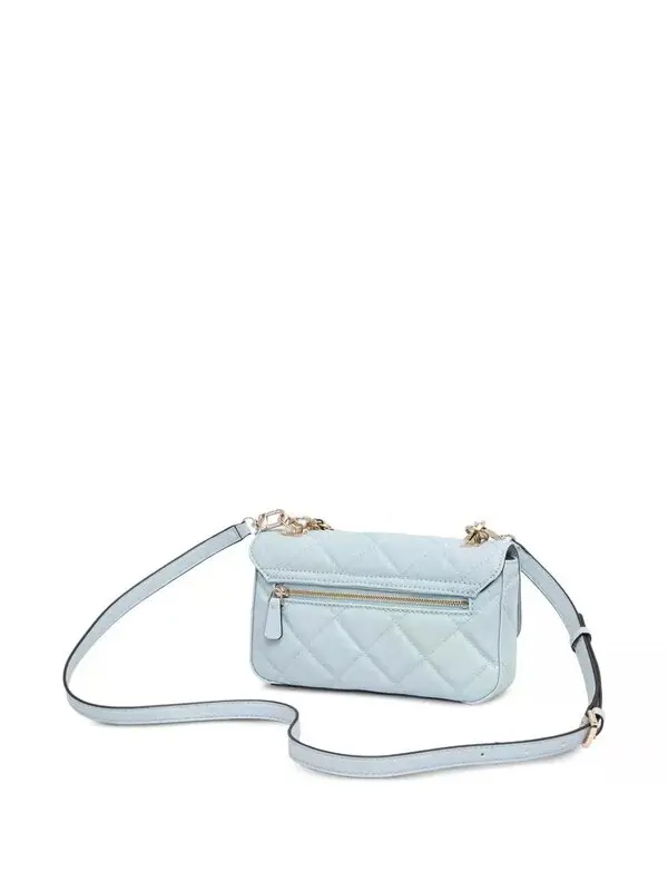 Guess Libby Quilted Charm Shoulder Bag