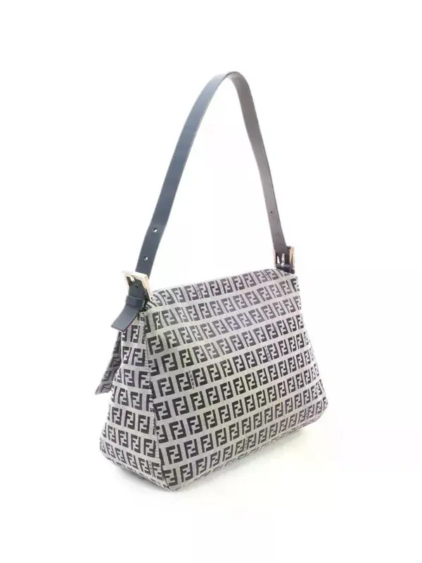Fendi Zucchino Mamma Baguette Shoulder Bag
