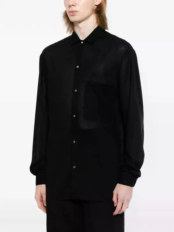 MA+ Wool Shirt - Black