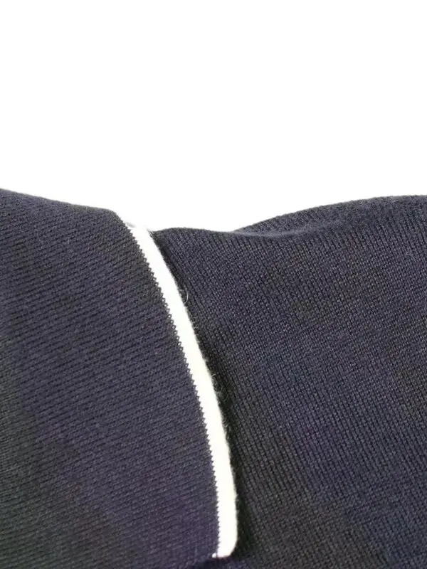 Dior Bee Embroidery Frill Polo Shirt