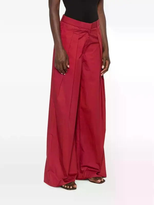 ABADIA Berry Double-pleat Trousers