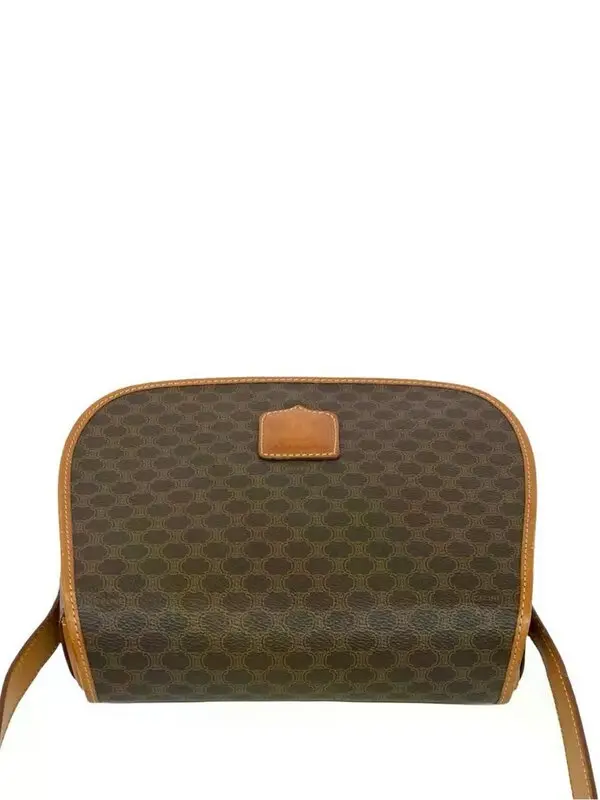 Celine 2014 Macadam Coated Canvas Crossbody Bag