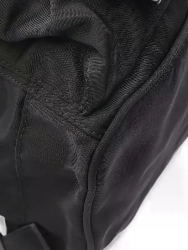 Prada 2000s Triangle-logo Buckle Backpack