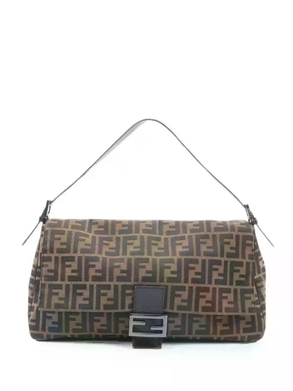 Fendi Zucca Mamma Baguette Shoulder Bag - Brown