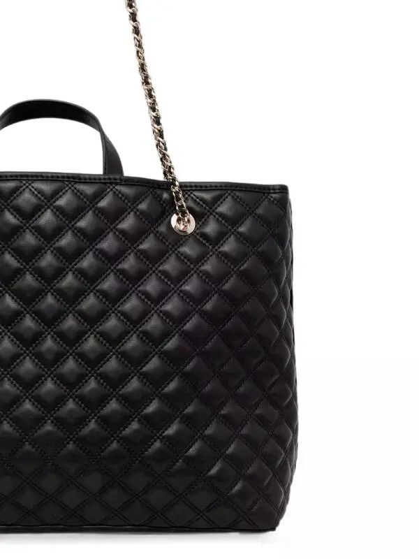 Guess Giully Quilted Logo-plaque Tote Bag