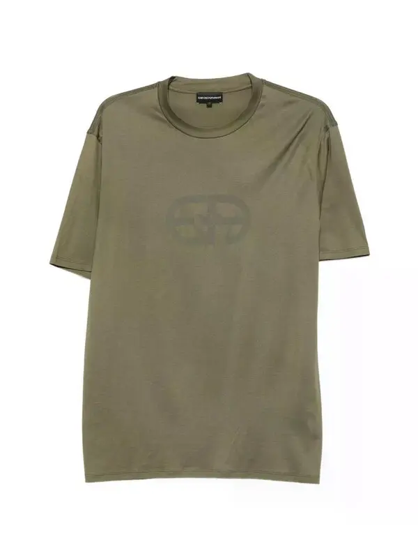 Emporio Armani Logo-print Short-sleeve T-shirt - Green