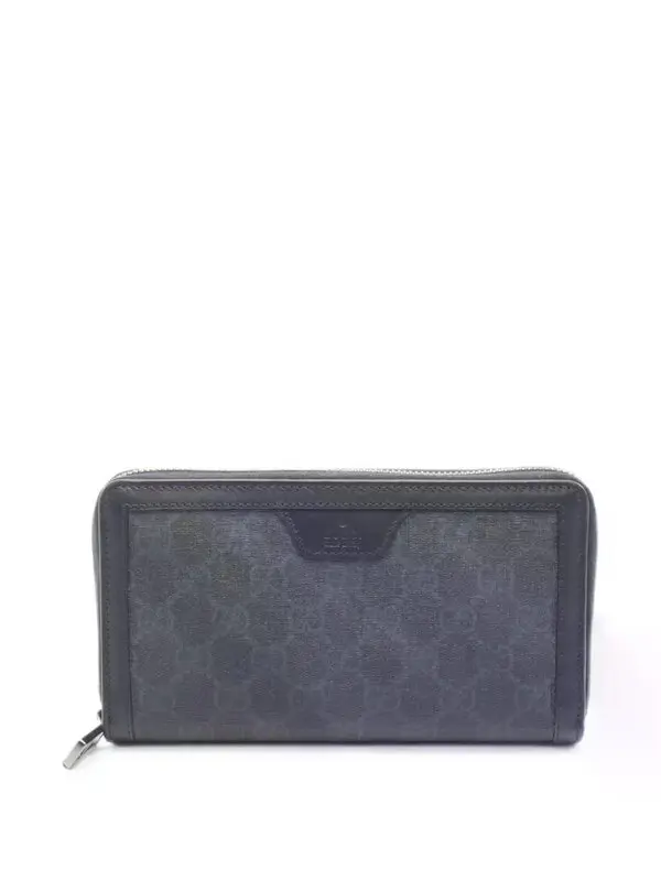 Gucci 2010s Gg Supreme Wallet - Black