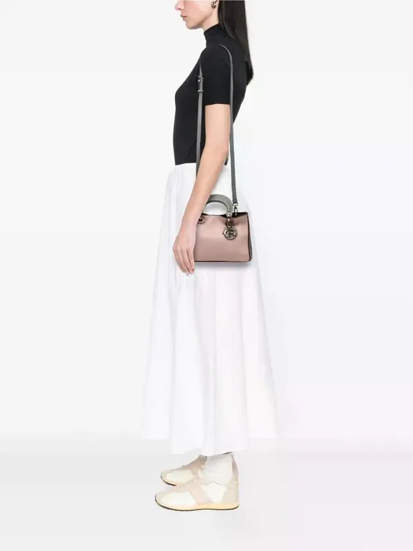 Dior 2014 Mini Tricolor Leather Diorissimo Satchel