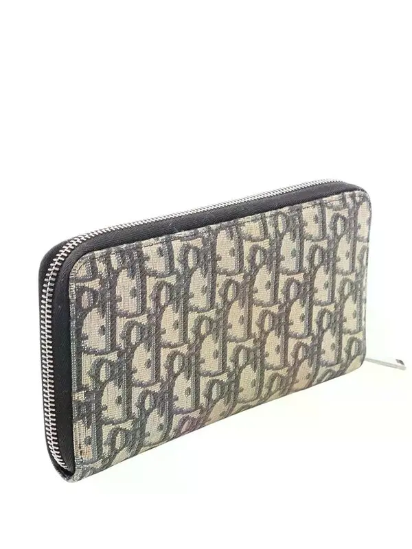 Dior 2023-2026 Oblique Canvas Wallet Long Wallets