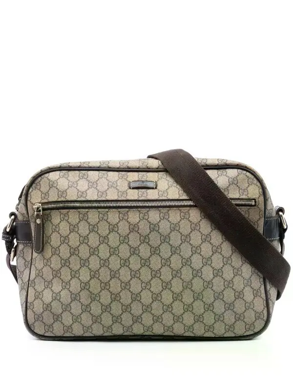 Gucci 2016-2026 Gg Supreme Crossbody Bag - Neutrals