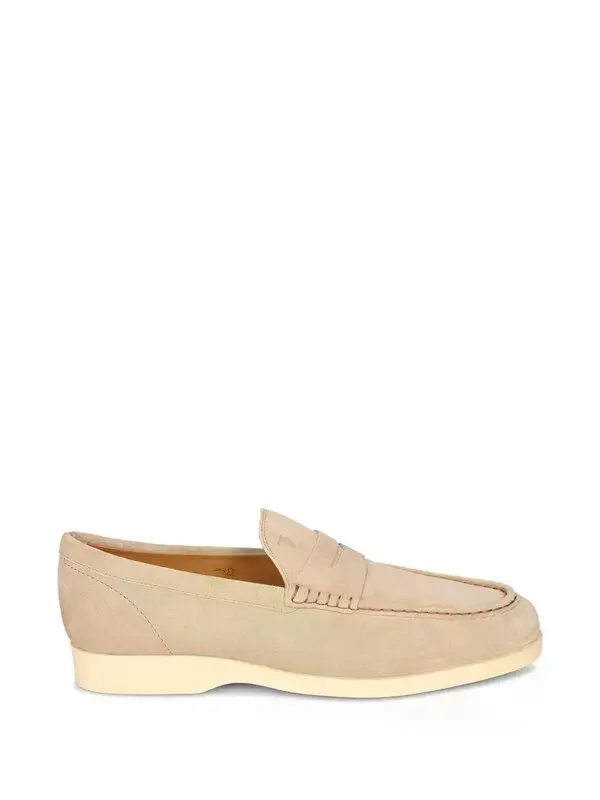 TOD'S Suede Penny Slot Loafers
