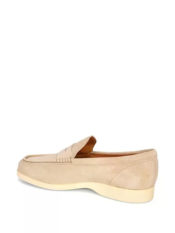 TOD'S Suede Penny Slot Loafers