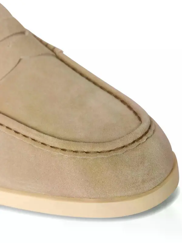 TOD'S Suede Penny Slot Loafers
