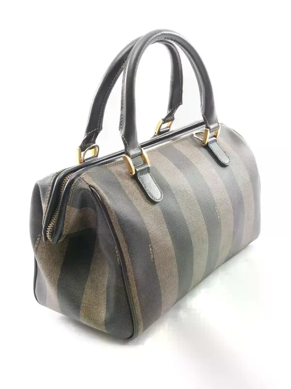 Fendi Pequin Boston Bag