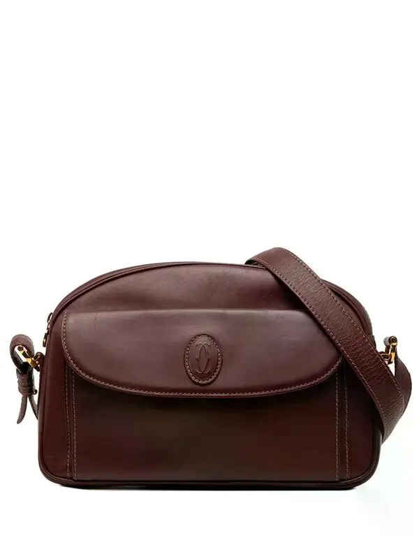 Cartier Leather Crossbody Bag - Red
