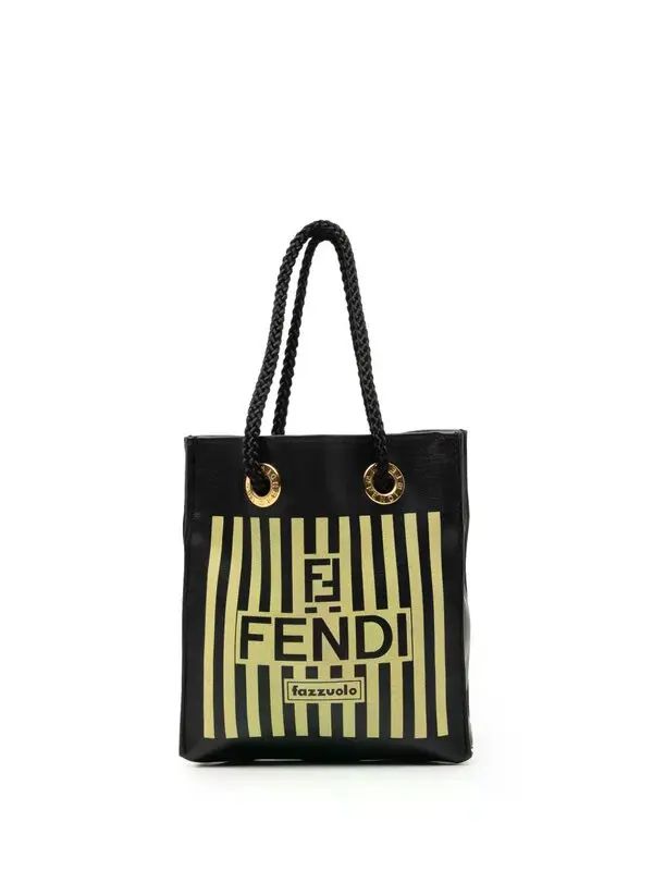 Fendi Fazzuolo Mini Handbag - Black