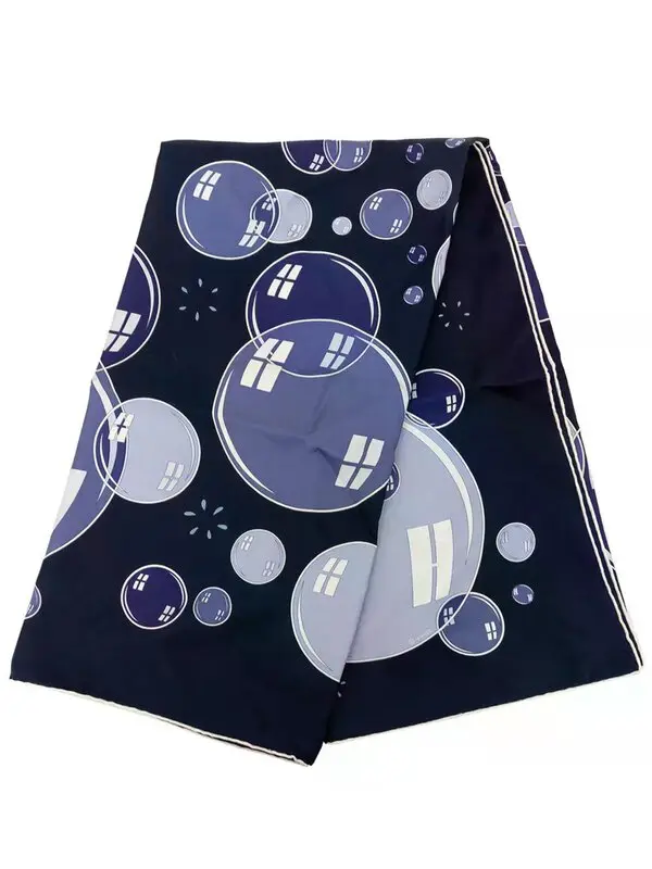 Hermès 2000-2026 Bal De Bulles Silk Scarf 90 Scarves - Blue