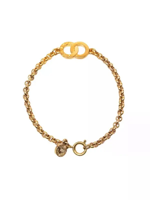 Celine 2000-2026 Plated Circle Charm Bracelet Costume Bracelet