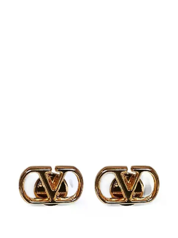 Valentino Garavani Vlogo Signature Metal Earrings - Gold