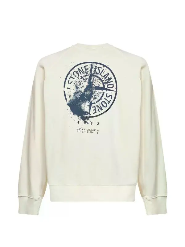 Stone Island Compass Graphic Fleece Sweater