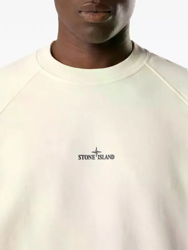 Stone Island Compass Graphic Fleece Sweater