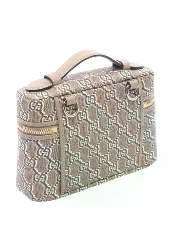 Gucci 2019 Gg Shadow Supreme Super Mini Bag Satchel