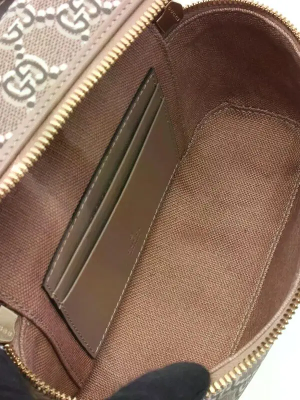 Gucci 2019 Gg Shadow Supreme Super Mini Bag Satchel