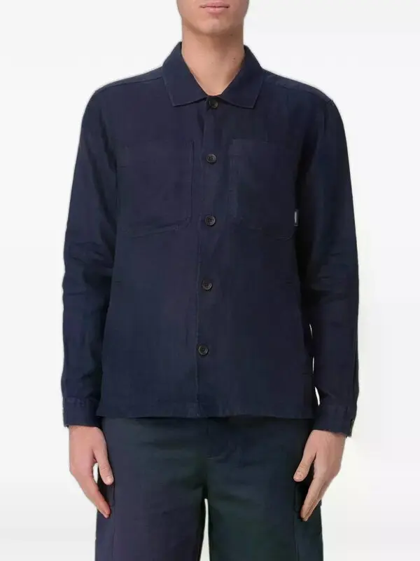 COLMAR Linen Chest-pocket Shirt