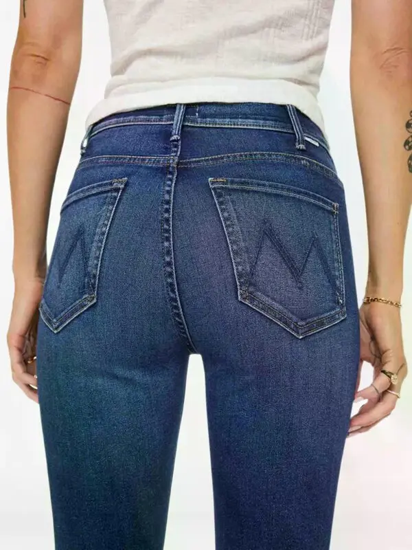 MOTHER The Hustler Ankle Bootcut Jeans