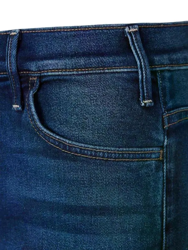 MOTHER The Hustler Ankle Bootcut Jeans