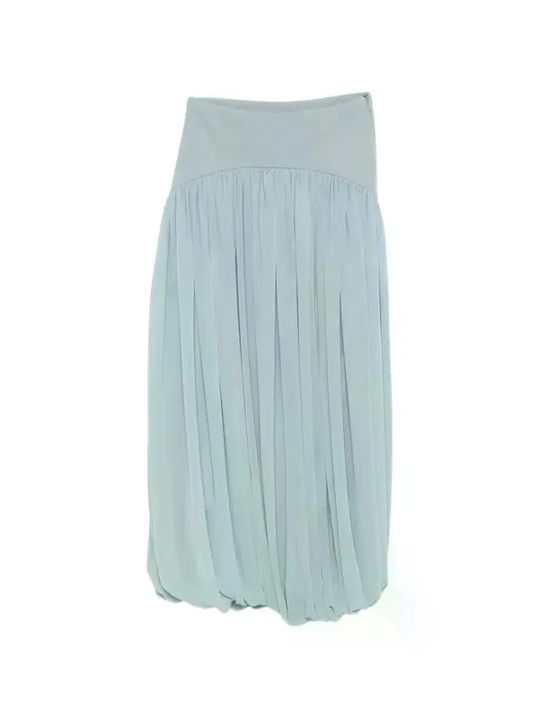 ABADIA Suri Pleated Midi Skirt