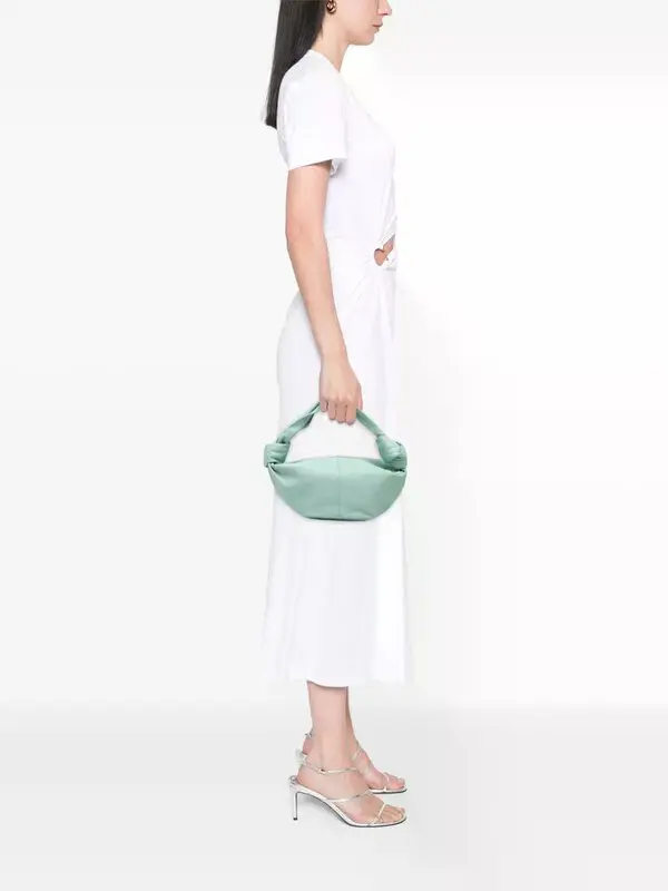 Bottega Veneta Double Knot Handbag In Calfskin - Blue