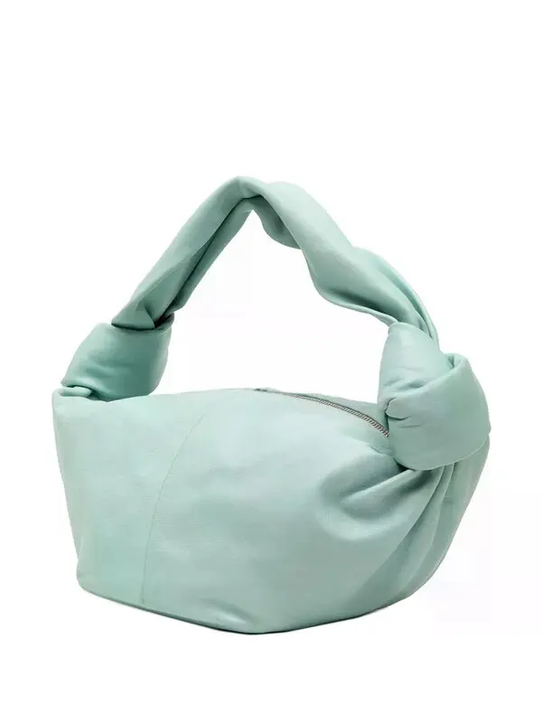 Bottega Veneta Double Knot Handbag In Calfskin - Blue